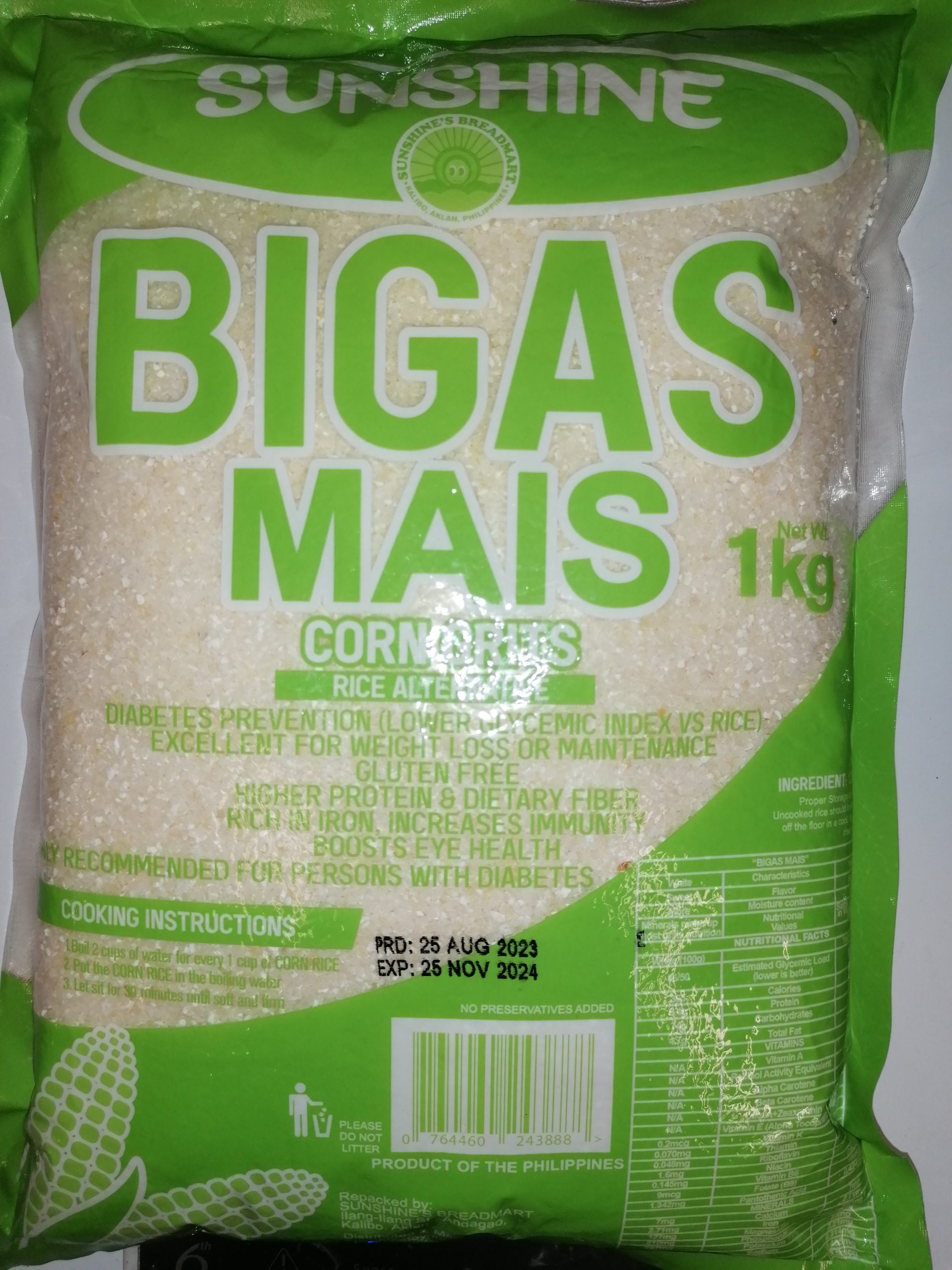 Corn grits/ Bigas mais /white - Tindahan